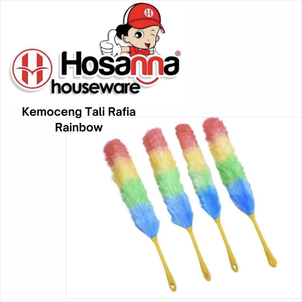 Jual Kemoceng Tali Rafia Rainbow / Pembersih Debu | Shopee Indonesia