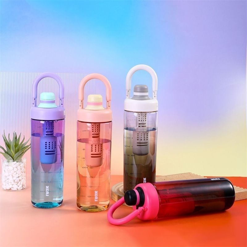 Jual BOTOL MINUM PLASTIK TRANSPARAN BOTTLE HANDLE 1000 ML - BOTOL AIR ...