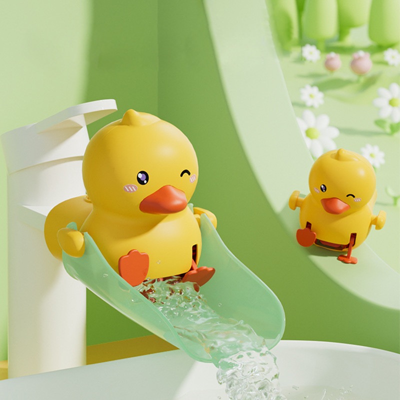 Jual Water Faucet Extension Kids Yellow Duck Shape Sink Extender For ...