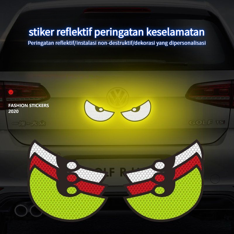 Jual Stiker/Stiker Peringatan Reflektif Kartun/Stiker Mobil Khusus ...