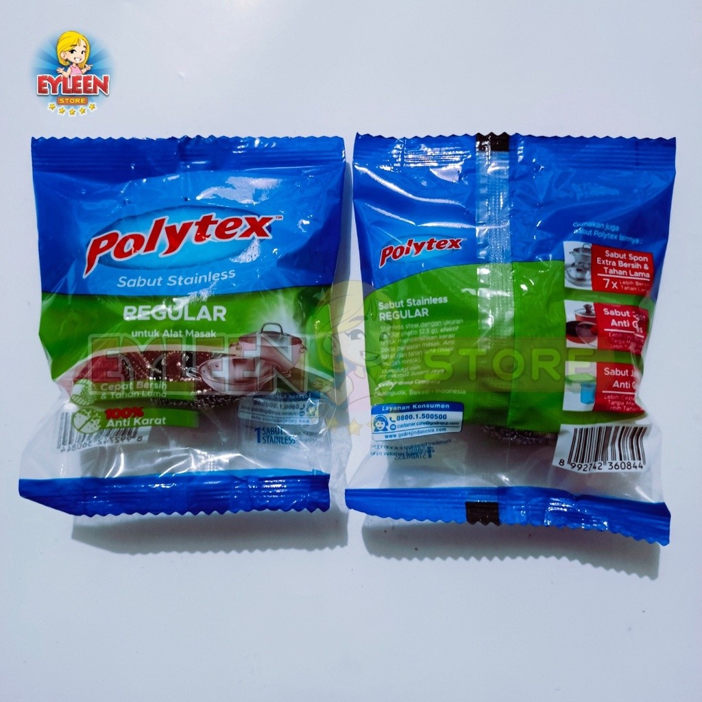 Jual POLYTEX Sabut Stainless Regular | Kawat cuci piring | Shopee Indonesia