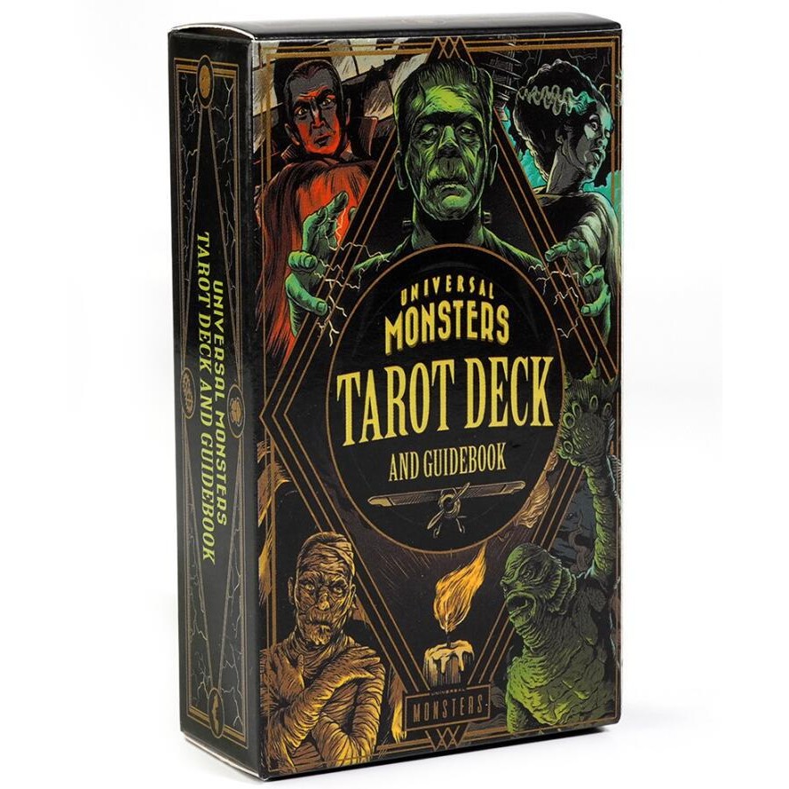 Jual New A 78 Cards Universal Monsters Tarot Deck Guide Bring The ...