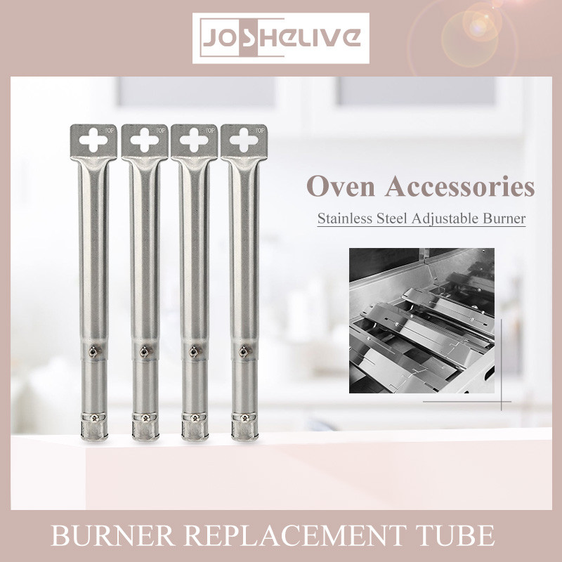 Jual Universal BBQ Grill Pipe Adjustable Stainless Steel Barbecue Tube ...