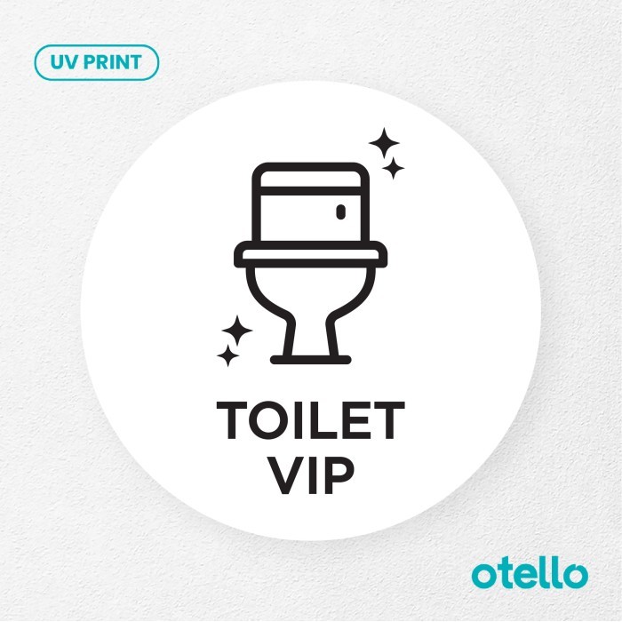 Jual Toilet VIP Signage Acrylic Sign Board Akrilik Papan Label WC ...