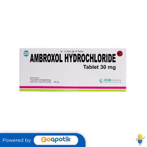Jual Ambroxol Hydrochloride Sejahtera Lestari Farma 30 Mg Box 100 ...