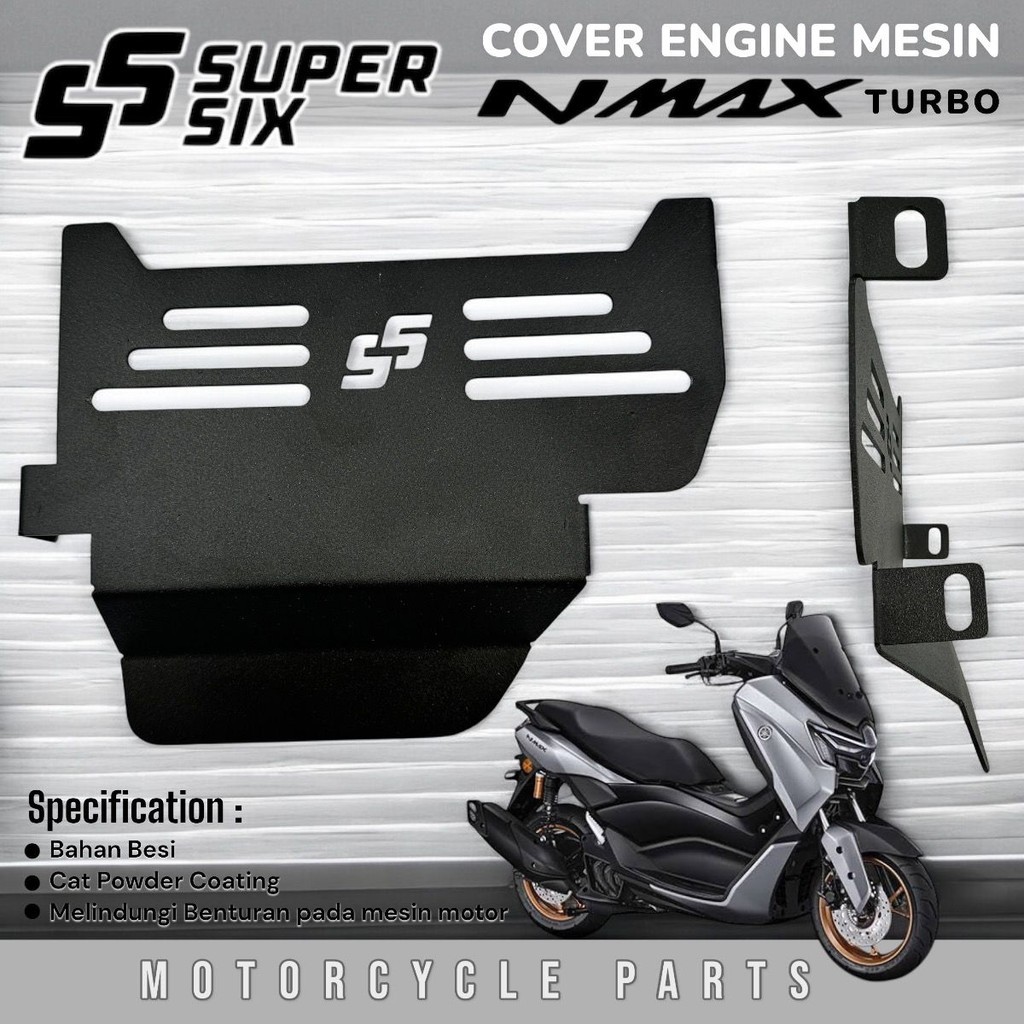 Jual Cover Mesin SUPER SIX pelindung ENGINE NMAX TURBO | Shopee Indonesia
