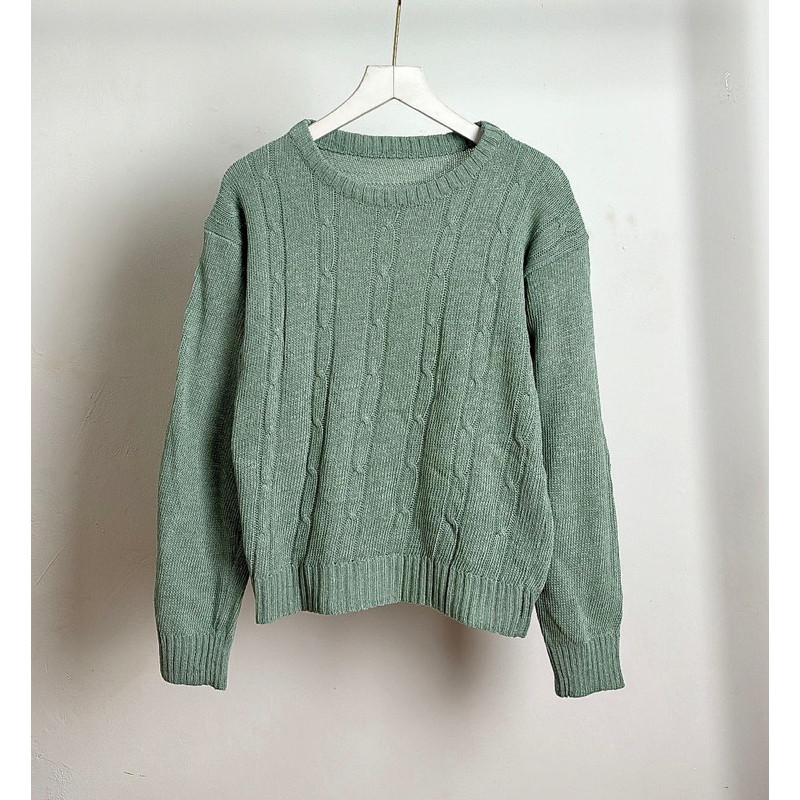 Jual Tq88indonesia Baju Sweater Wanita Rajut Terbaru / CABLE SWEATER ...