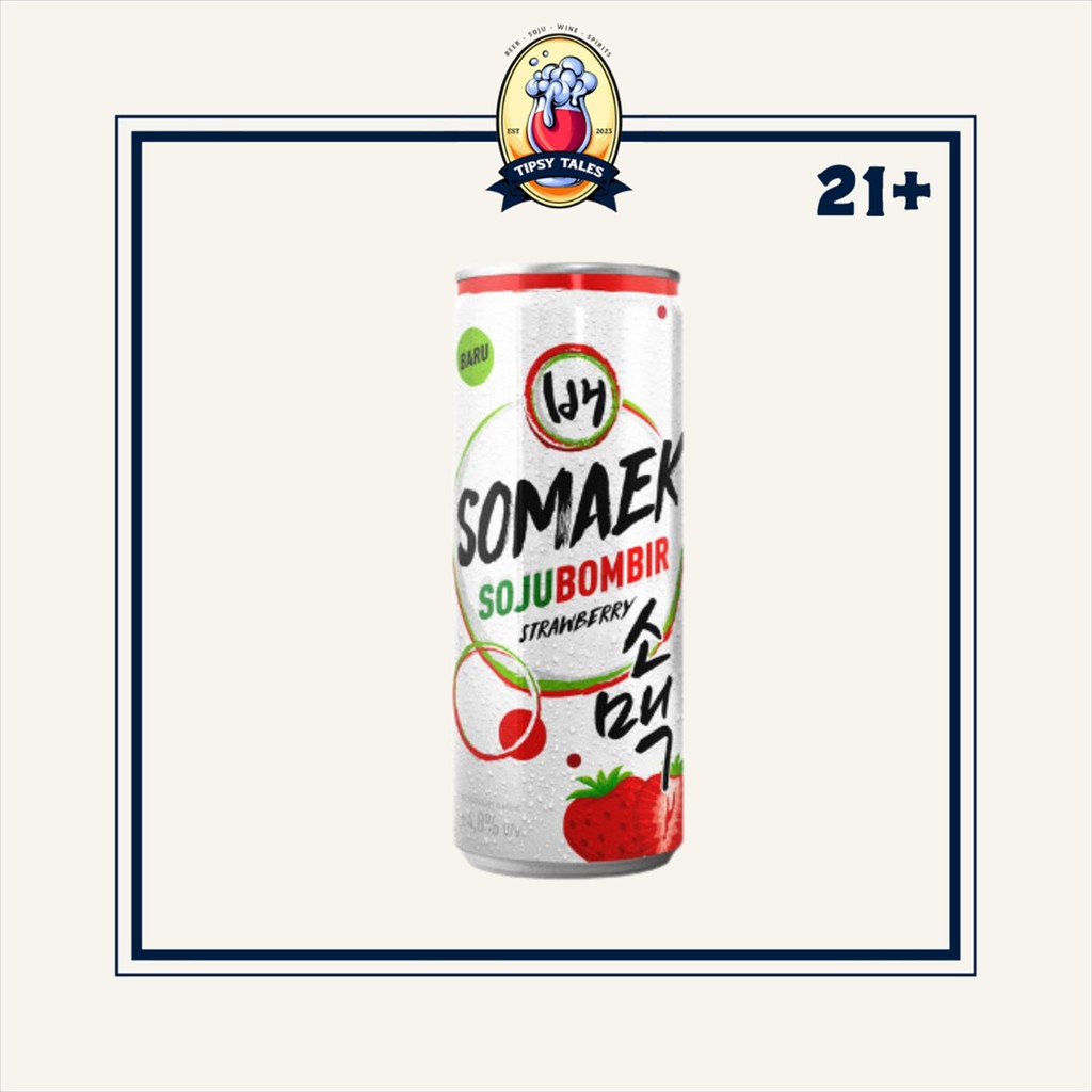 Jual Somaek Soju Strawberry 320ml | Shopee Indonesia