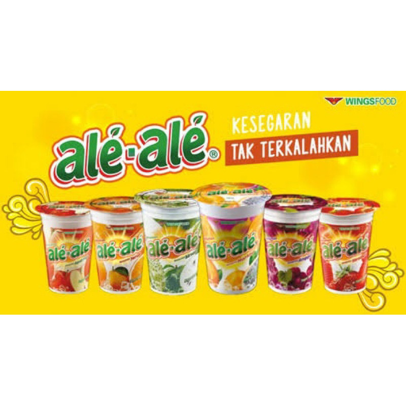 Jual Minuman Segarr manis Ale-Ale rasa Anggur isi 180 ML | Shopee Indonesia