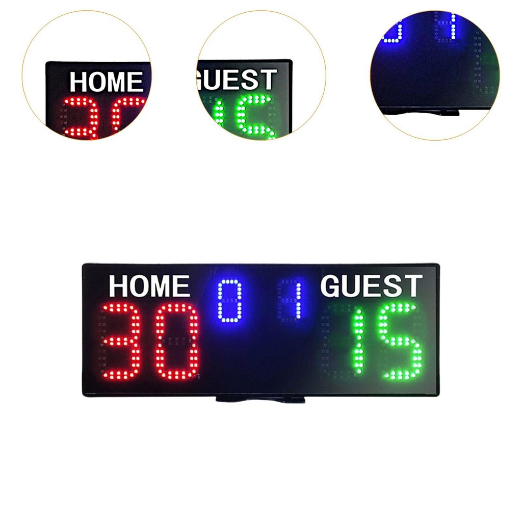 Jual Digital Scoreboard Home Guest Score Keeper for Badminton Soccer ...