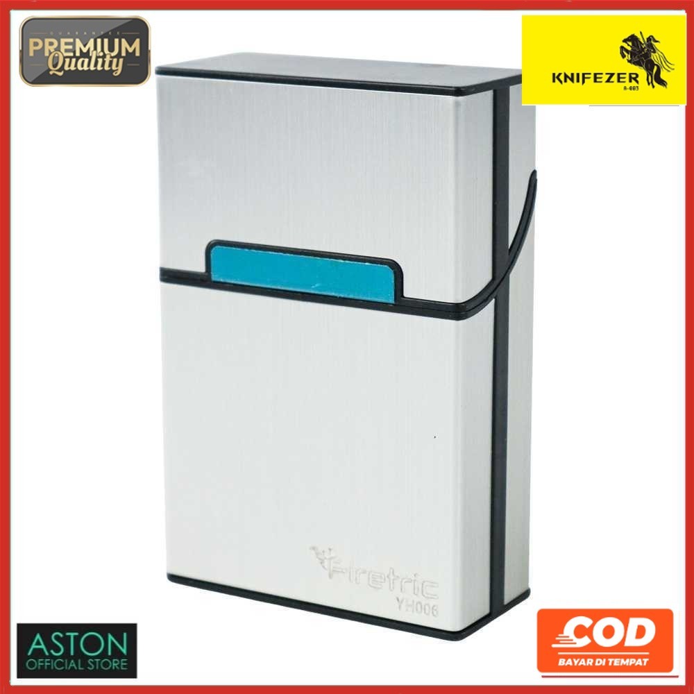 Jual Firetric Kotak Tempat Rokok Aluminium Cigarette Case 20 Slot/Wadah ...