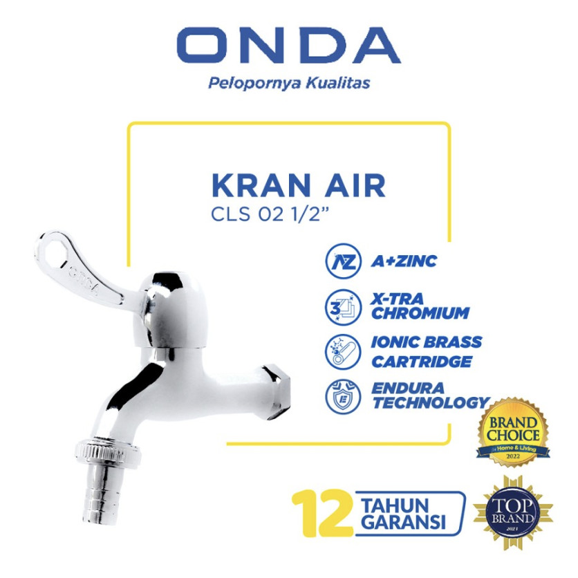 Jual ONDA Kran Air Tembok / Taman CLS 02 1/2” | Shopee Indonesia