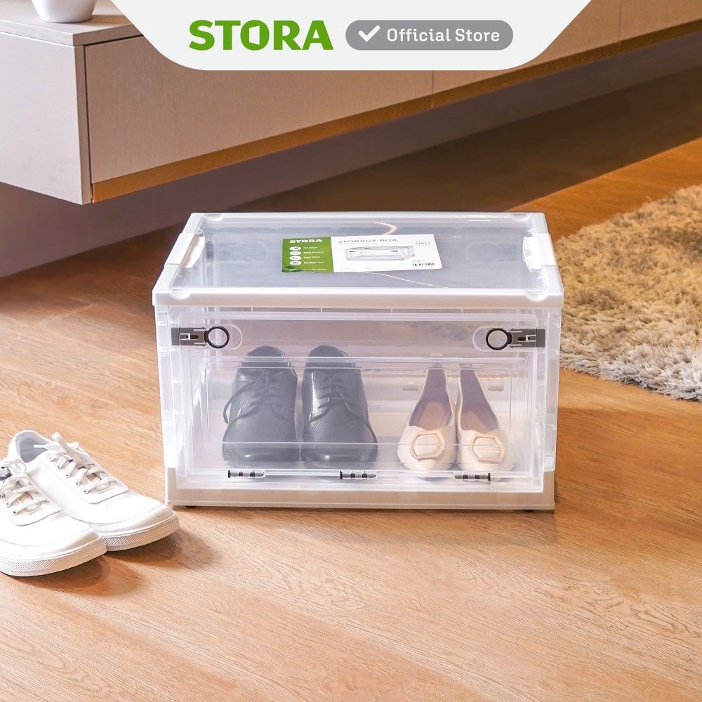 Jual Stora Kotak Penyimpanan Lipat Dengan Roda Front Open Kotak ...
