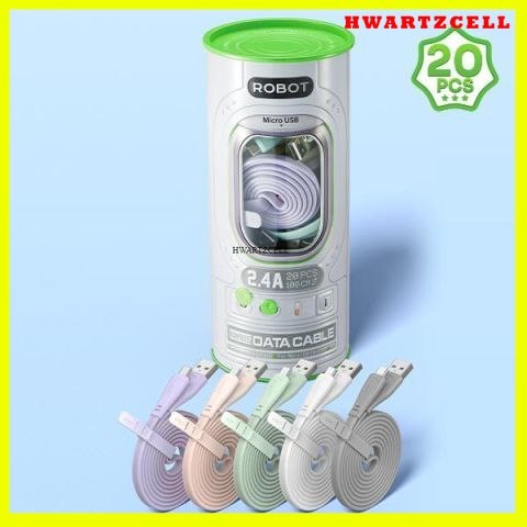 Jual [HWARTZ] KABEL DATA TOPLES ROBOT RAM100S MICRO | RAC100S TYPE-C ...