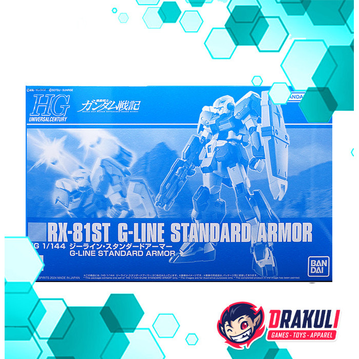 Jual BANDAI Plamo HGUC RX-81ST G-Line Standard Armor | Shopee Indonesia