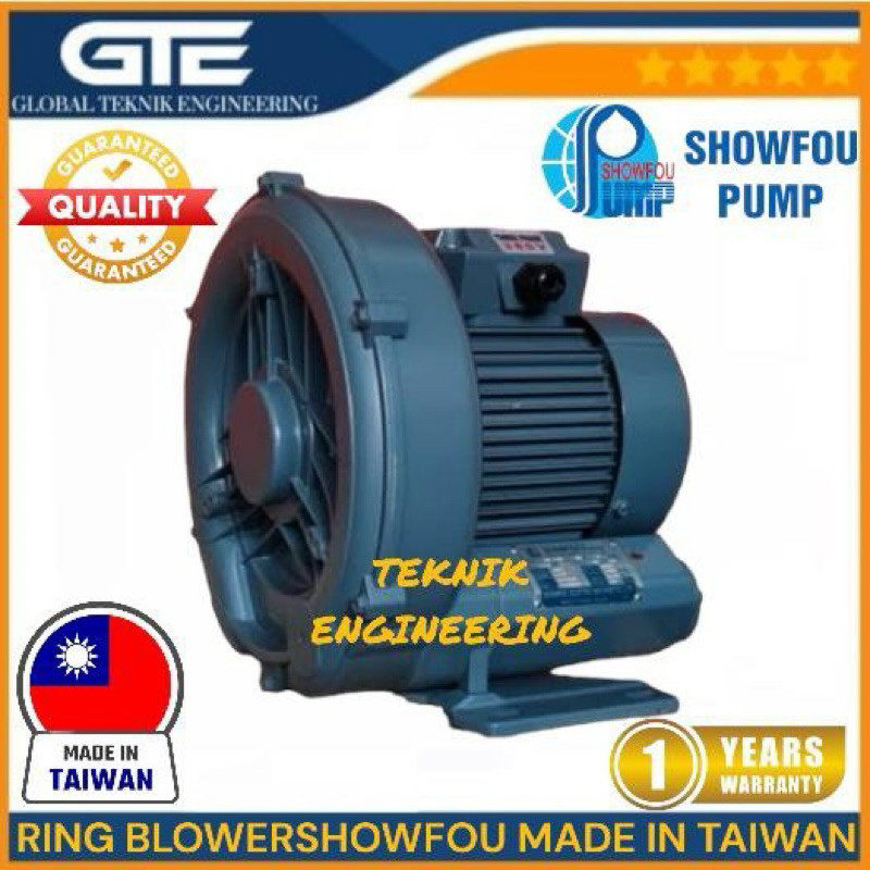 Jual Ring Blower Showfou BS-332 3 HP 380V Khusus Tambak Dan Stp Taiwan ...