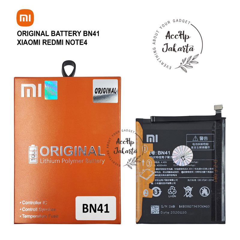 Jual Batre Baterai Xiaomi Redmi Note 4 Mediatek / Note 4X Mediatek BN ...