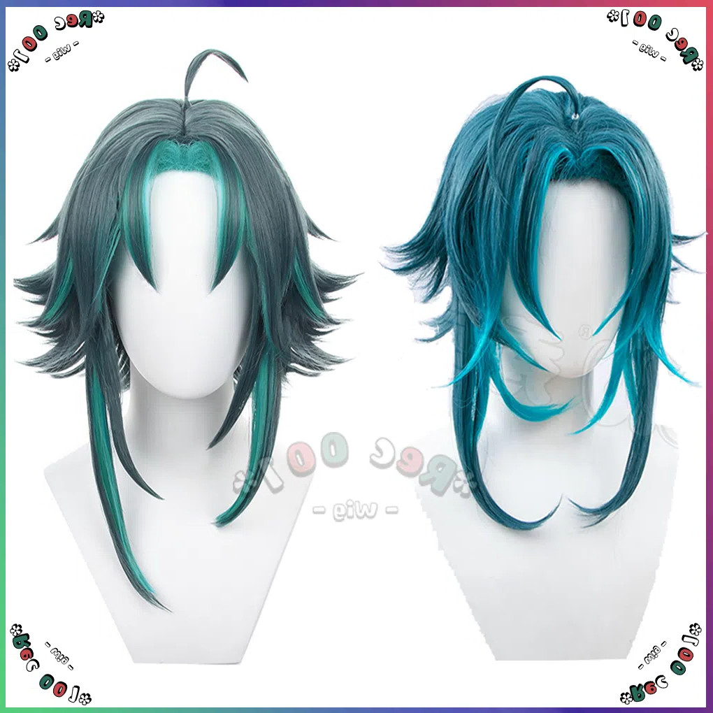 Jual Wig Xiao Cosplay Genshin Impact 40cm Rambut Orang Dewasa/Anak-Anak ...