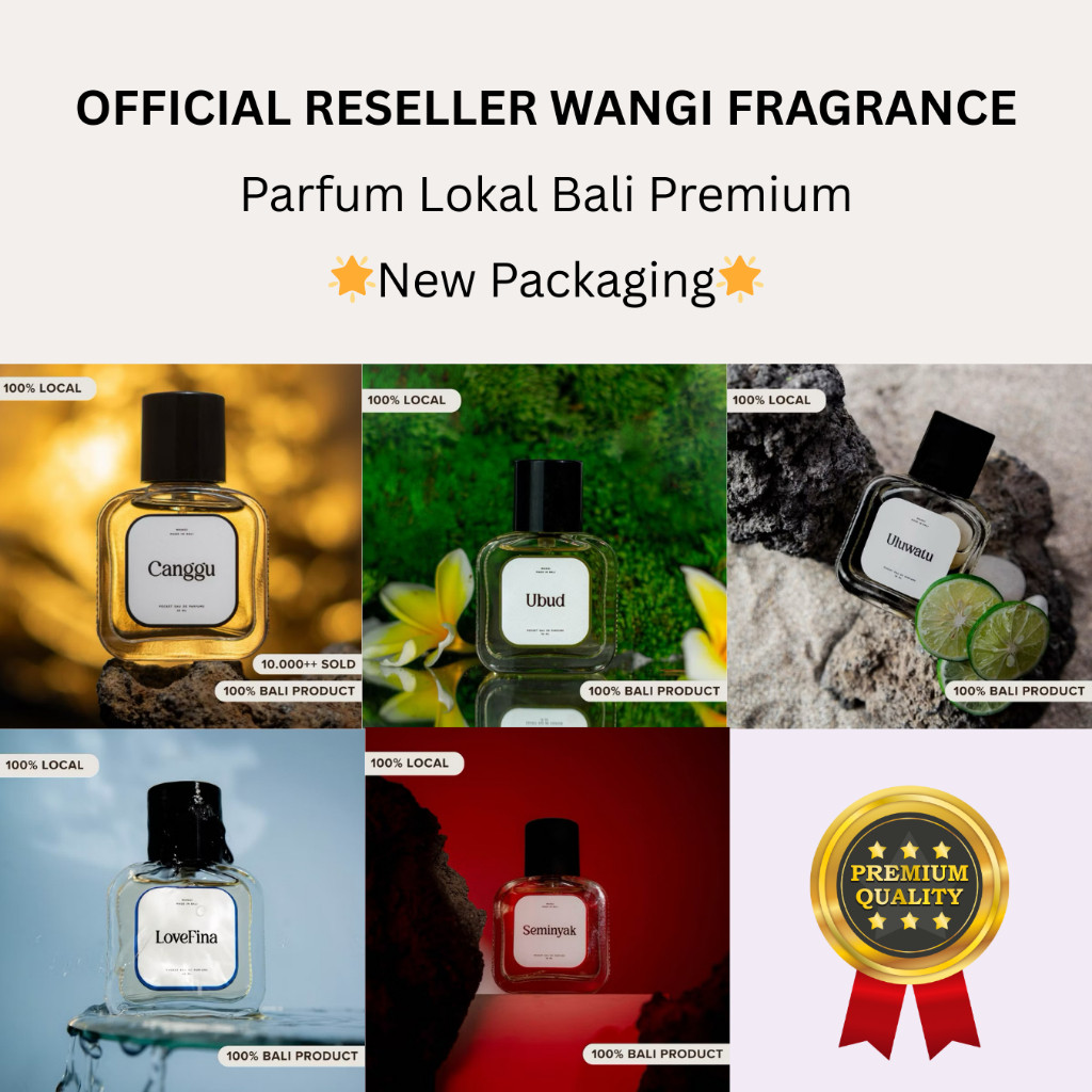 Jual Wangi Fragrance Pocket Eau De Perfume EDP Parfum Bali 30ml ...
