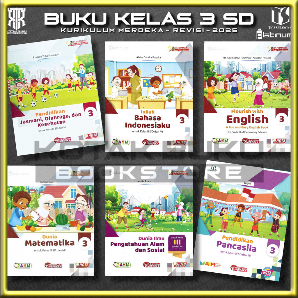 Jual Buku Kelas 3 SD Kurikulum Merdeka / Platinum / Tiga Serangkai / Revisi 2025 | Shopee Indonesia