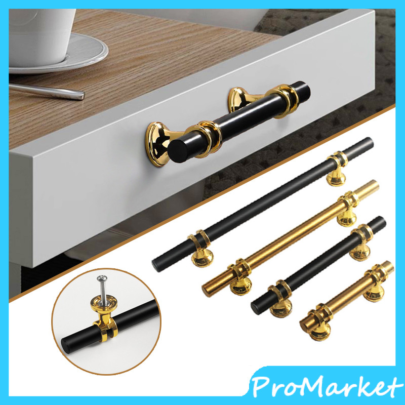 Jual Handle Lemari Handle Emas Hitam Gold Black Tarikan Laci Minimalis ...