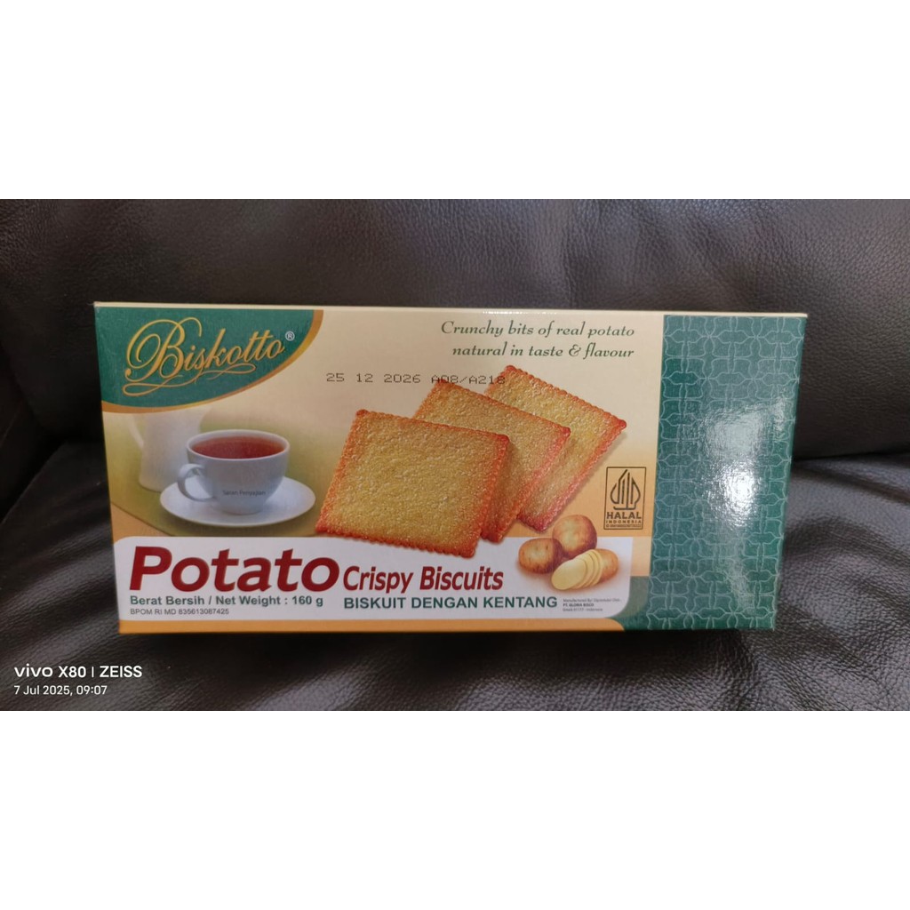 Jual Biskotto Potato Crispy Paket (2x160gr)/Biskuit | Shopee Indonesia