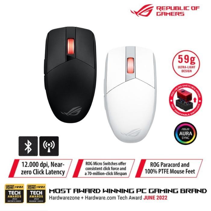 Jual ASUS ROG Strix Impact III Wireless | Ultralight 57-gram Compact ...