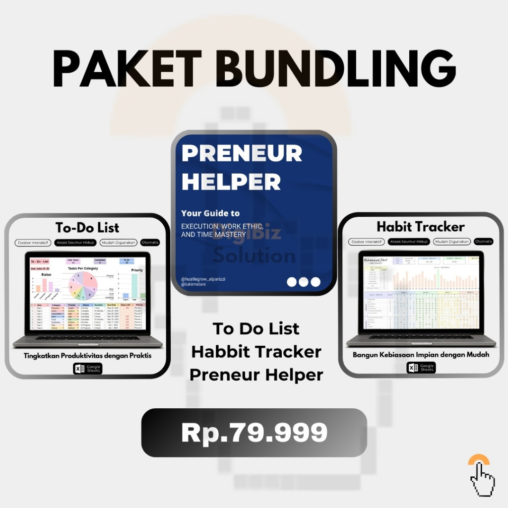 Jual [T025] Paket Bundling To Do List + Habbit Tracker + (E-Book ...
