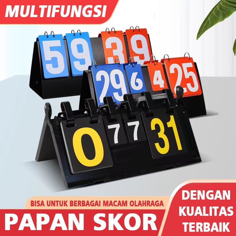 Jual Papan Skor 4 Digit Multifungsi Score Board Futsal Sepak Bola ...