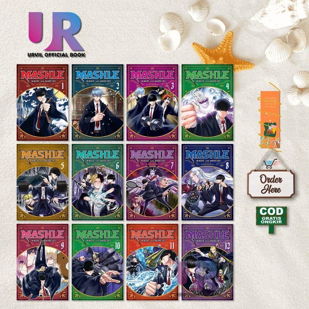 Jual Mashle : Magic and Muscles (15 book series) By Hajime Komoto | Shopee Indonesia