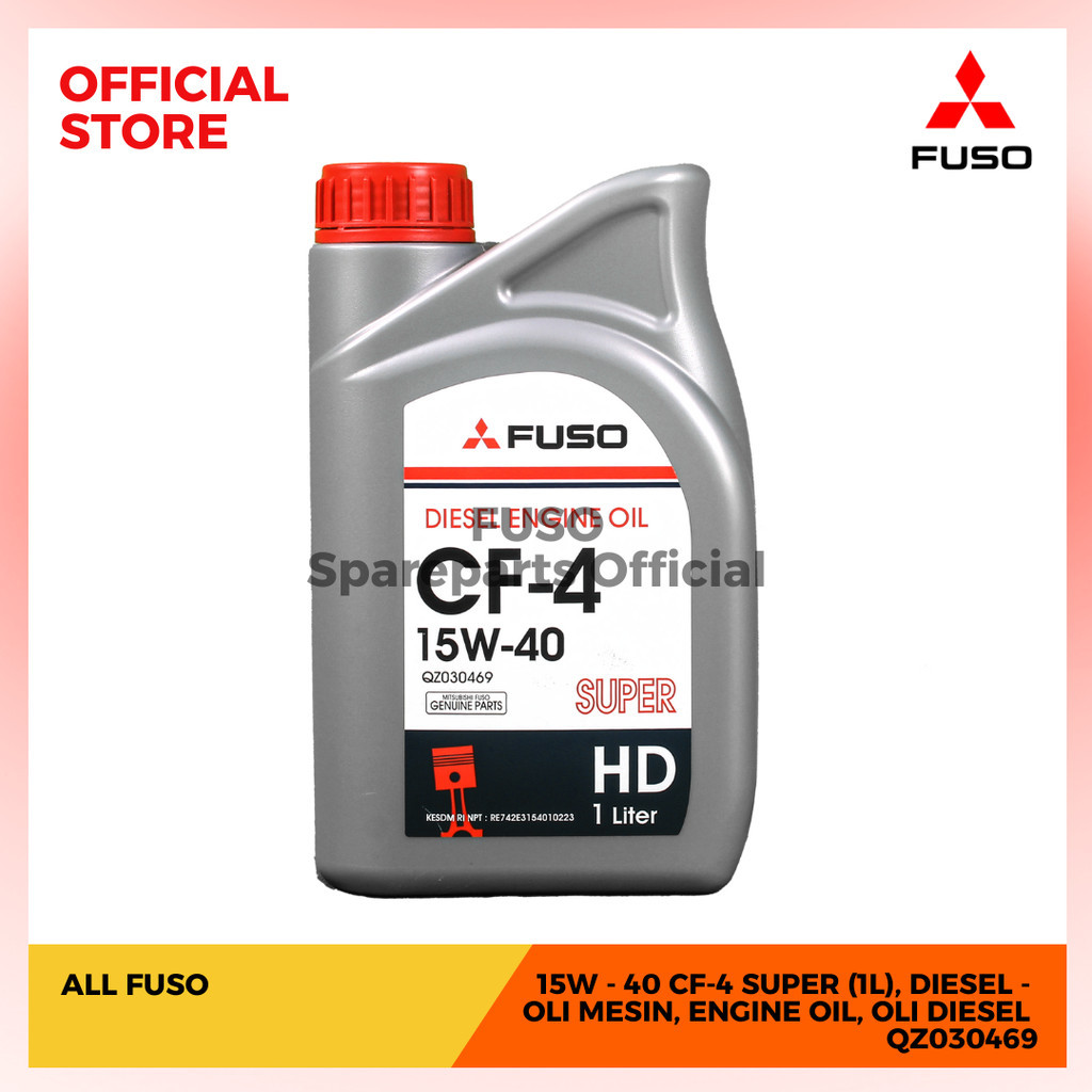 Jual Fuso Oli Diesel 15W - 40 CF Super (1L) - Oli Mesin, Engine Oil ...