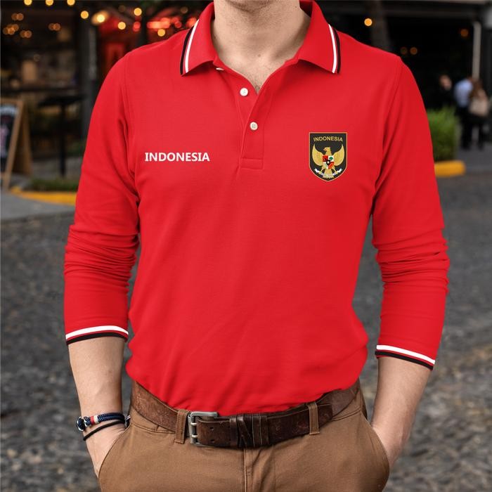 Jual MLS IDN PDK- POLO SHIRT BAJU KAOS JERSEY BOLA TIMNAS HUT RI ...