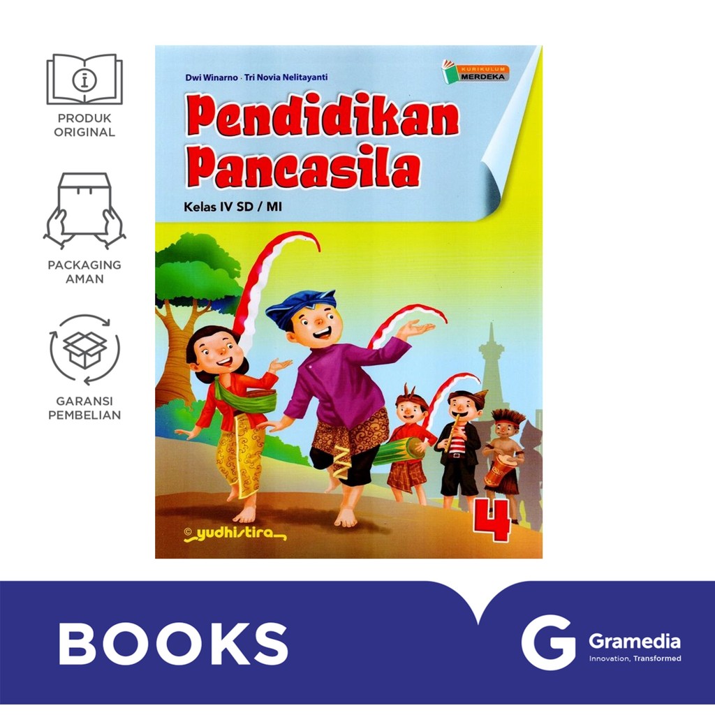 Jual Pendidikan Pancasila 4 SD/MI Kelas 4 Kurikulum Merdeka (Dwi ...