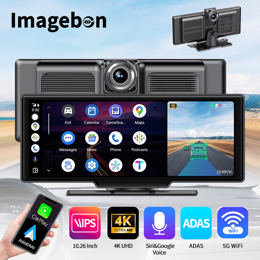 Jual Imagebon H13 Pro 10.26" 4K ADAS Wireless CarPlay & Android Auto ...