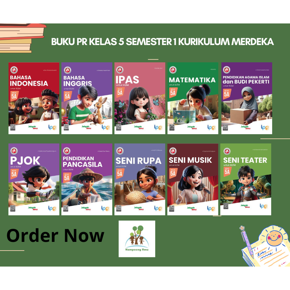 Jual Buku Pr/Lks SD Kelas 5 kurikulum Merdeka Semester 1 Intan pariwara Tahun 2025 Terbaru ...