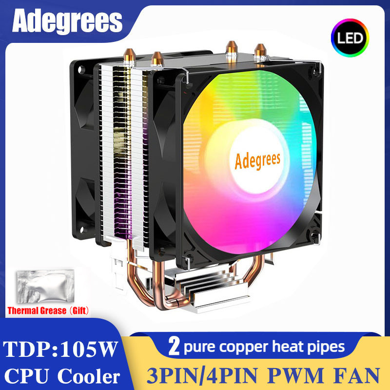Jual CPU Air Cooler X79 X99 3Pin/4Pin PWM Processor Cooling Fan For ...