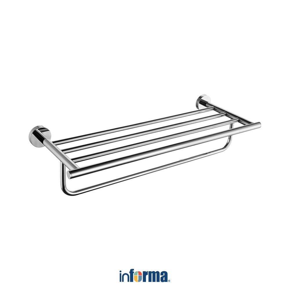 Jual Informa Gantungan Handuk Dinding Dengan Rak - Silver Tempat Jemur ...