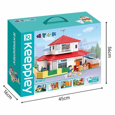 Jual Keepley Mainan Blok Rumah Keluarga Shinnosuke Crayon Shinchan ...