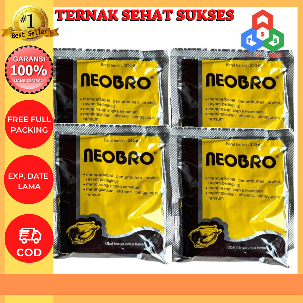 Jual NEOBRO 250 Gram BUNDLING 1 KG ISI 4 PCS - Vitamin Penambah Berat ...