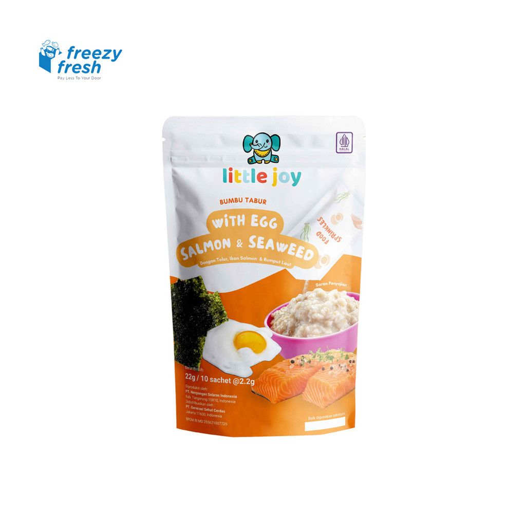 Jual Little Joy Makanan Mpasi Bayi Bubuk Tabur Gizi - Salmon & Seaweed ...
