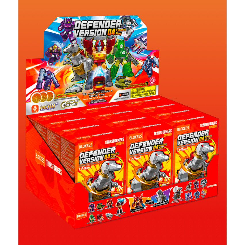 Jual Blokees Transformers Defender Version 04 Tryants Furry 1 Set 12 ...