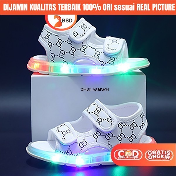 Jual Sandal Sendal sepatu gunung lampu LED Anak Laki Laki Perempuan ...