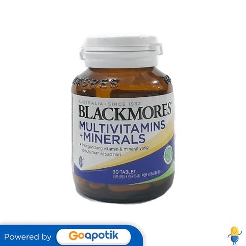 Jual Blackmores Multivitamins + Minerals Botol 30 Tablet | Shopee Indonesia