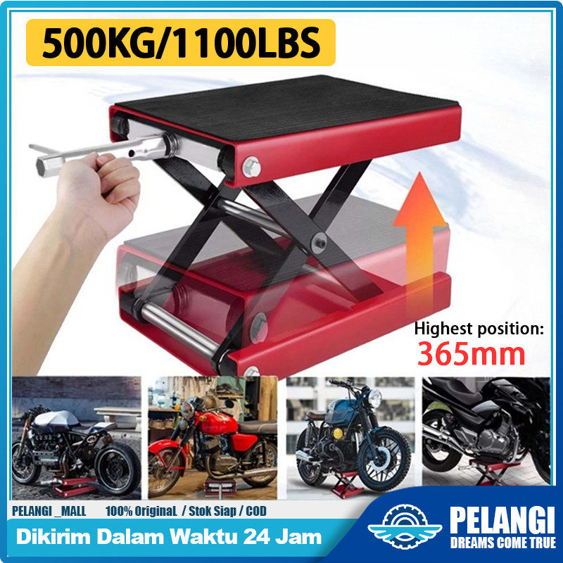 Jual Dongkrak Jack Stand Motor Tipe Gunting & Standar, Kapasitas 500kg ...