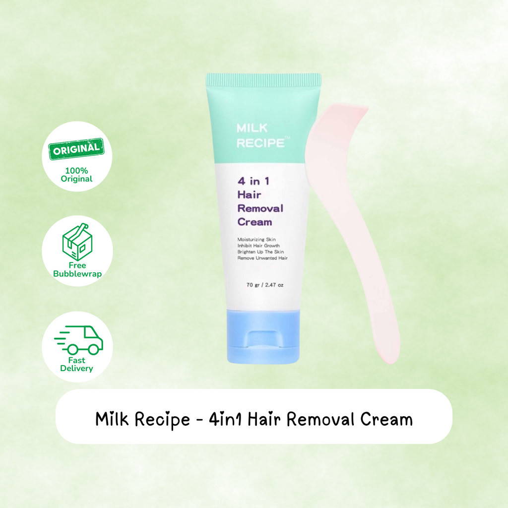 Jual Milk Recipe Hair Removal Cream 4in1 Hair Removal Cream - Krim ...