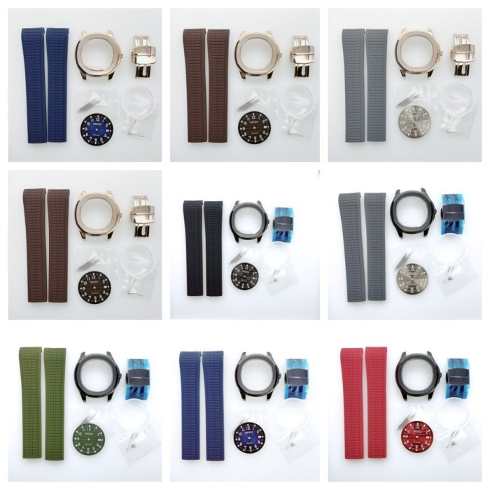Jual Seiko Mod Case + Dial + Hands + Strap Aquanaut NH35 44mm | Shopee ...