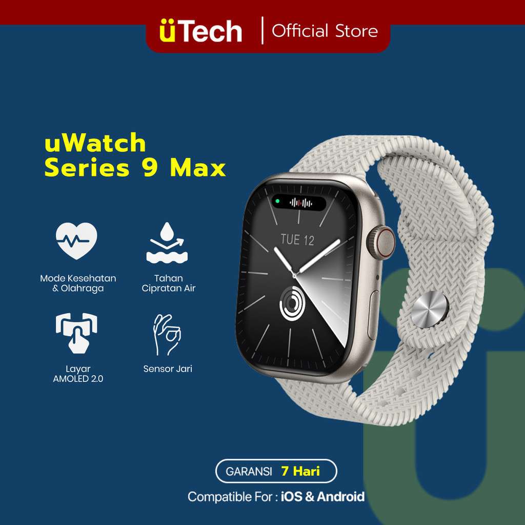 Jual [ Eksklusif Live ] TheWatch Series 9 Max 2024 Smartwatch Amoled 2. ...