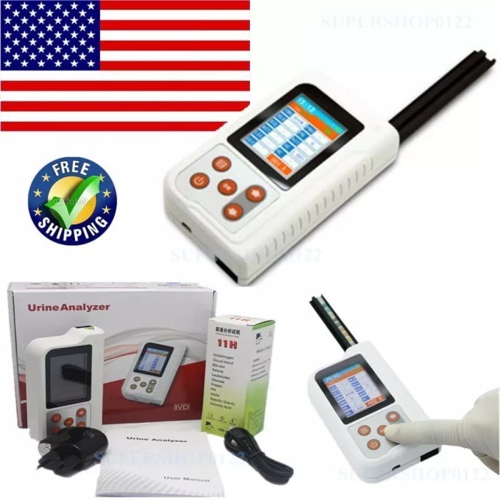 Jual URINE ANALYZER BC401 MicroUSB Monitor 11 Parameters +100pcs Test ...