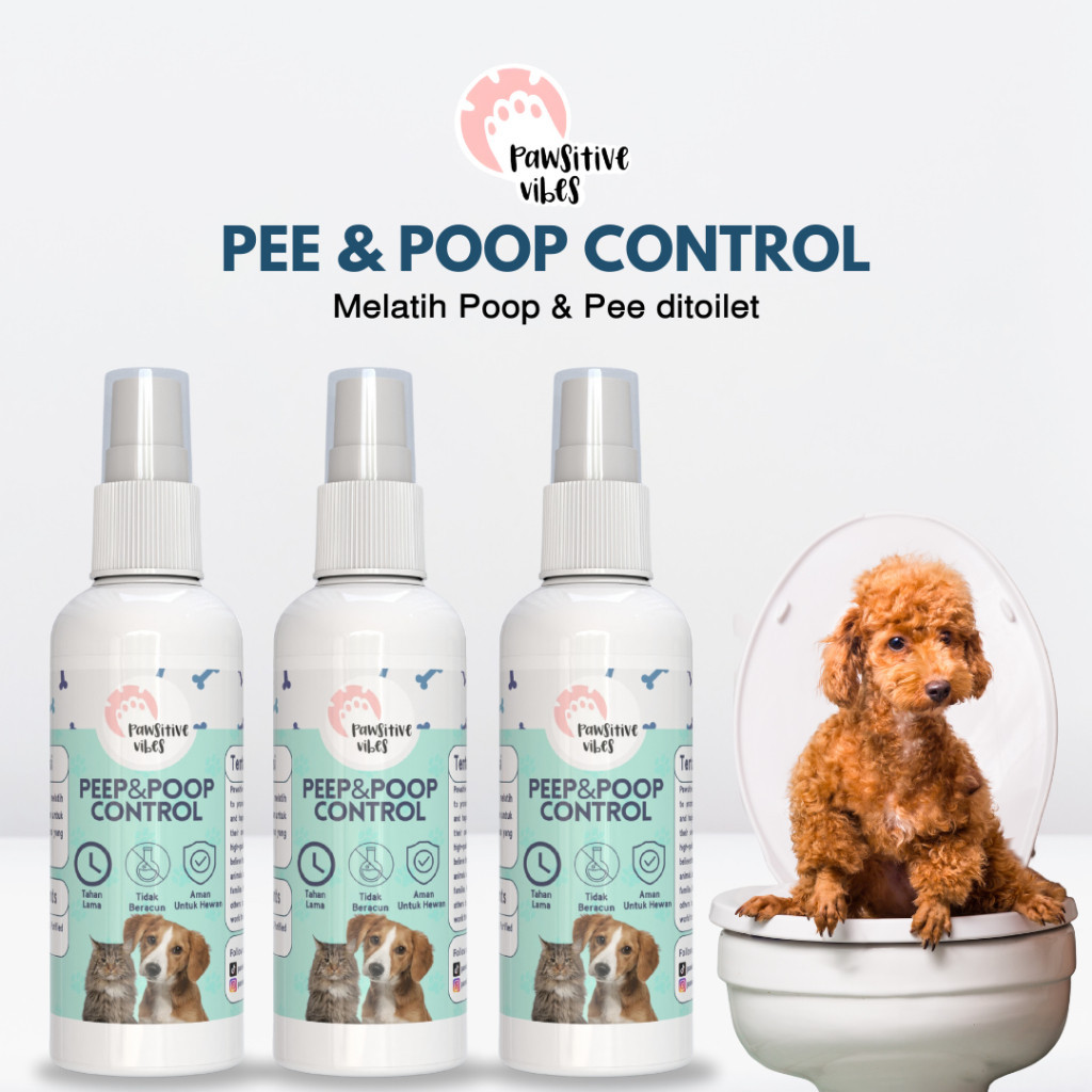 Jual Pawsitive Vibes Pee Poop Control Potty Training Spray 120ml ...