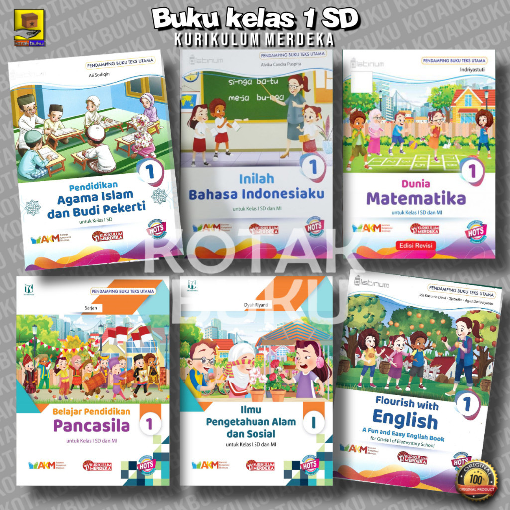 Jual Buku Kelas 1 SD Kurikulum Merdeka / Platinum / Tiga Serangkai | Shopee Indonesia